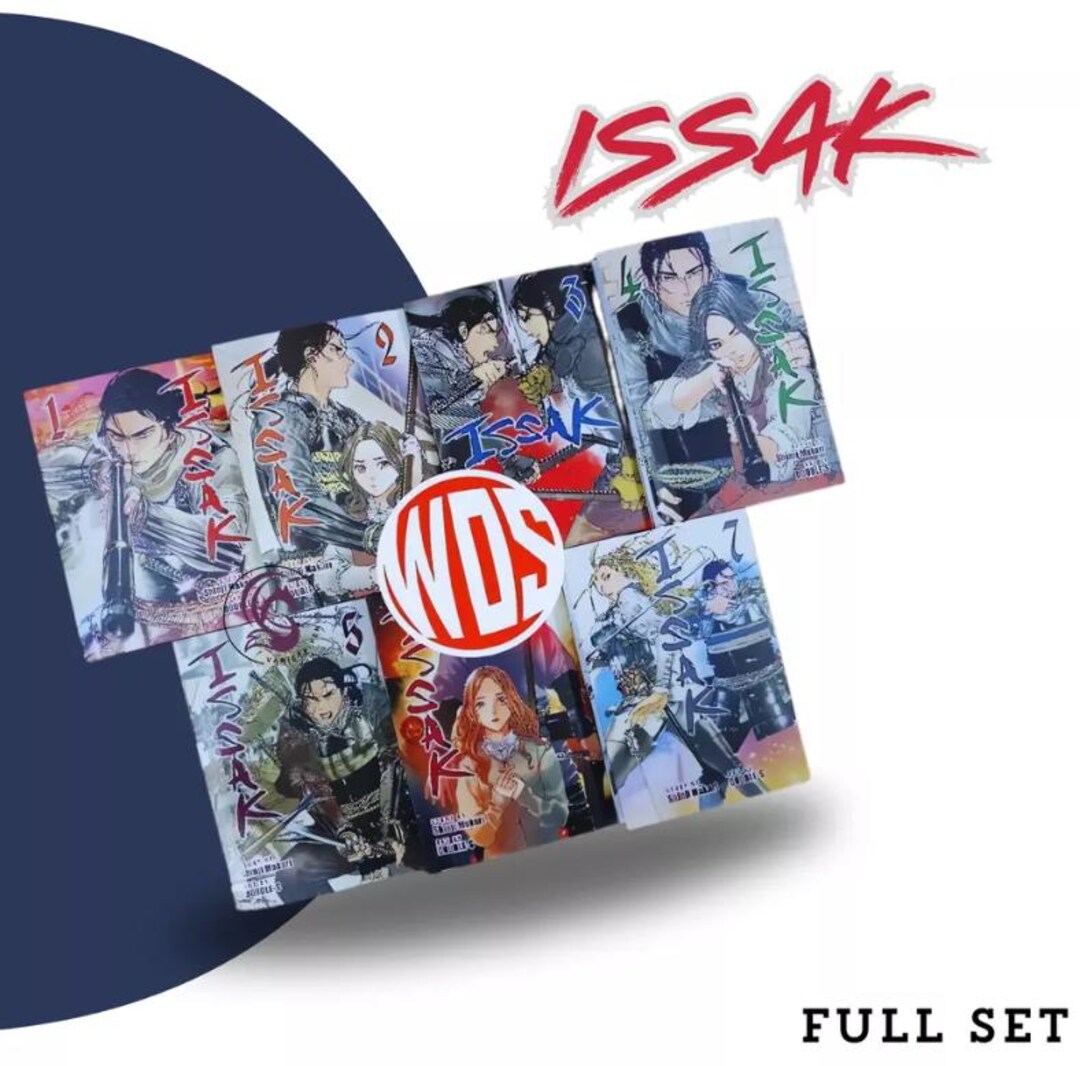 Issak Manga full Set Volumes 1-7 English Version Comic Books by Shinji Makari Fast Shipping - Etsy