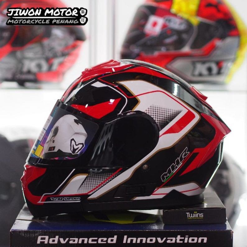 MHR Flip up Helmet FU926 Vector Red Size XL - Etsy