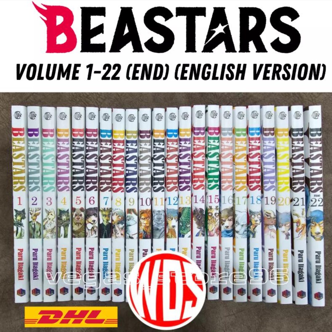 Beastars Manga (full Set Vol. 1-22) English Version Comic Books by Paru Itagaki- Fast Shipping ...