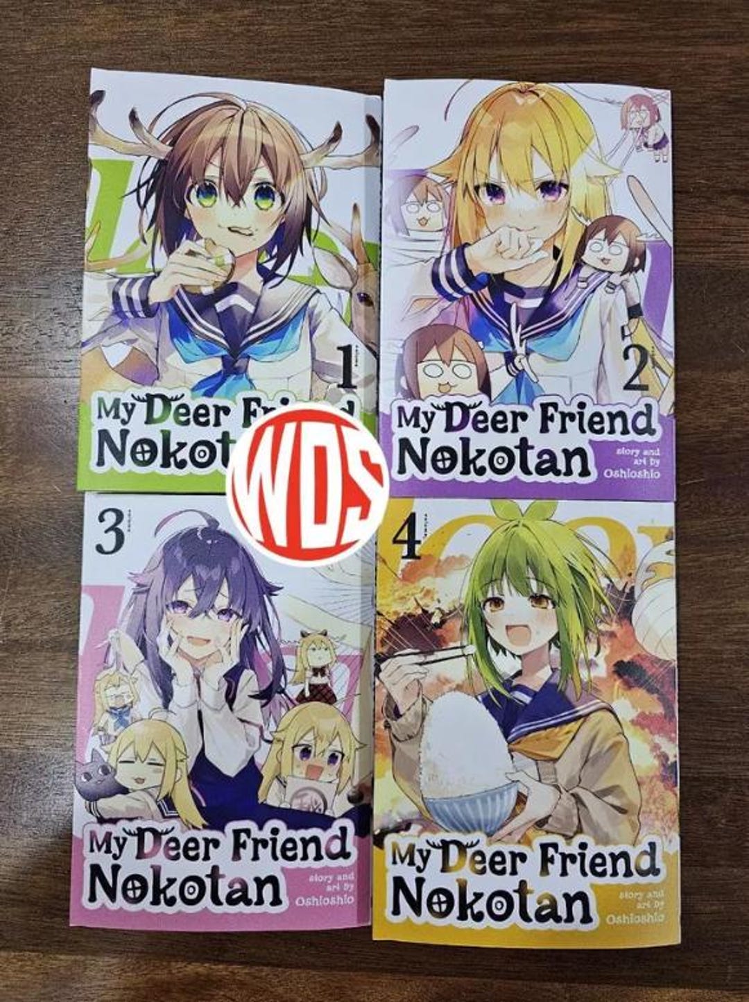My Deer Friend Nokotan Manga by Oshioshio Volumes 1-4 English Version ...