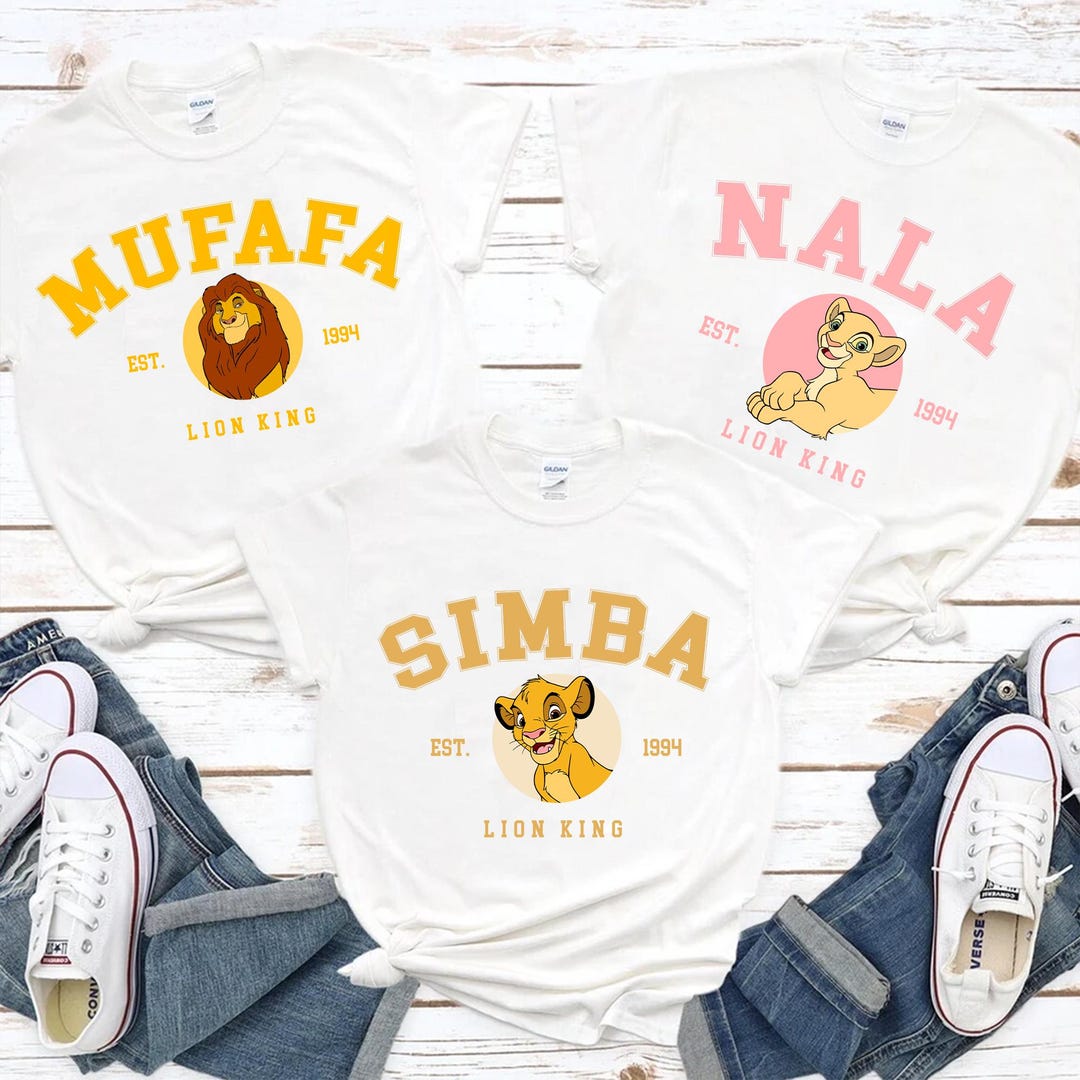 The Lion King Matching Shirts, Simba Nala Shirt, Mufasa Shirt, Pumba ...