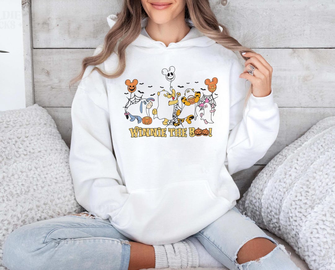 Disney Winnie the Pooh Halloween Ghost Shirt, Winnie the Boo Spooky ...