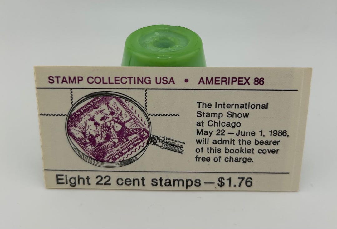 1986 Stamp Collecting USA Ameripex 86 USPS Eight 22-cent Stamps Sealed ...