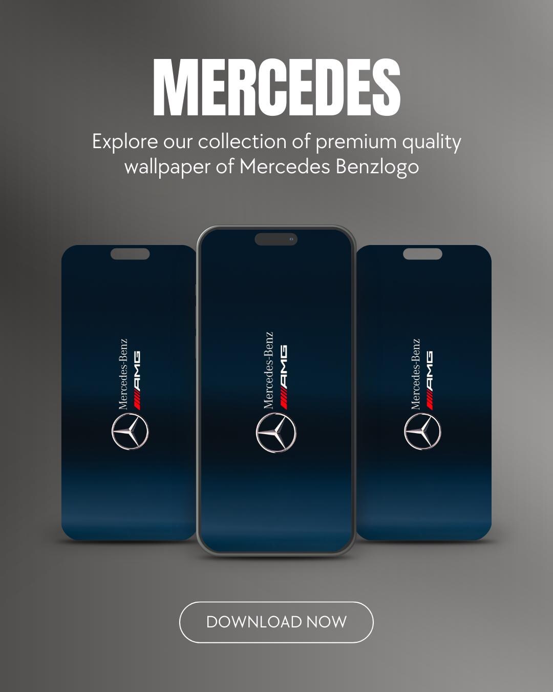 Mercedes Benz Aesthetic Logo Wallpaper for All Mobile Devices With 4k ...