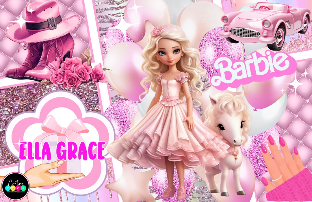 Personalized WESTERN BARBIE TODDLER Placemat - Etsy