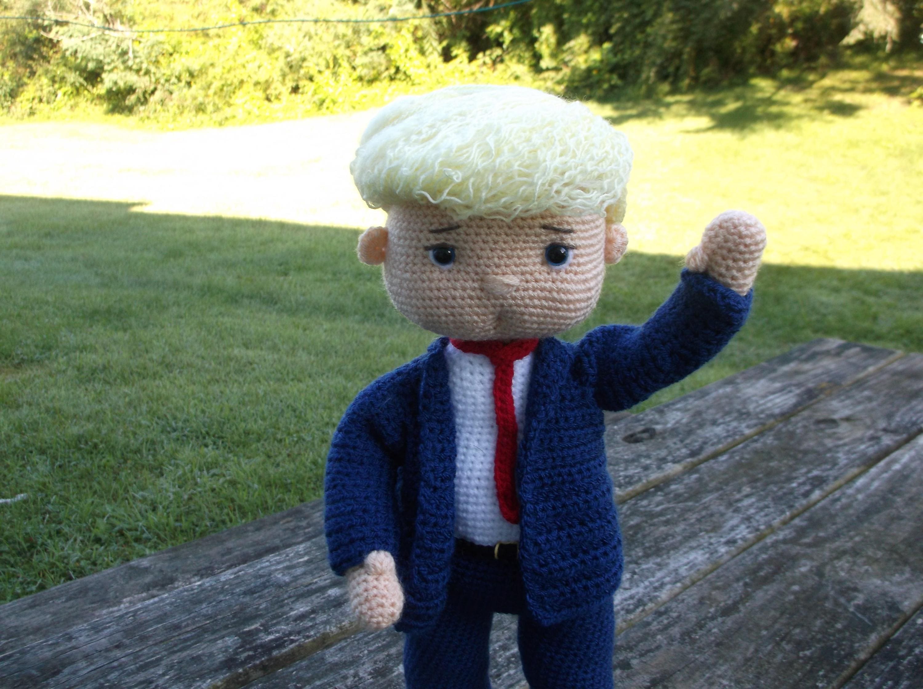 Donald Trump Inspired Crochet Doll Pattern - Etsy