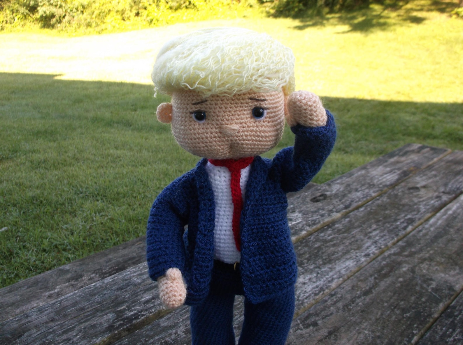 Donald Trump Inspired Crochet Doll Pattern - Etsy