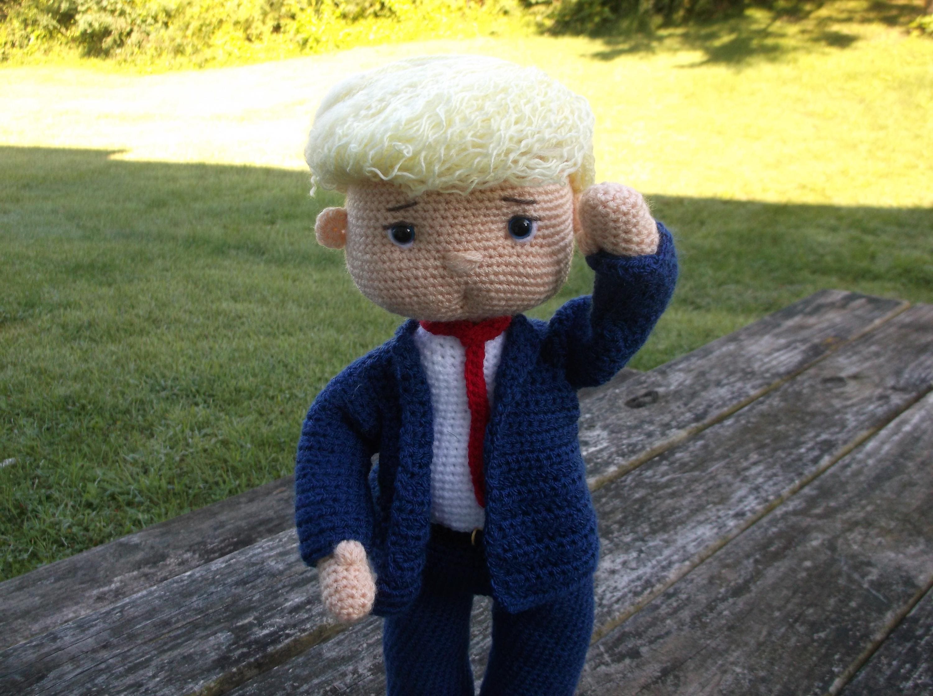 Donald Trump Inspired Crochet Doll Pattern - Etsy