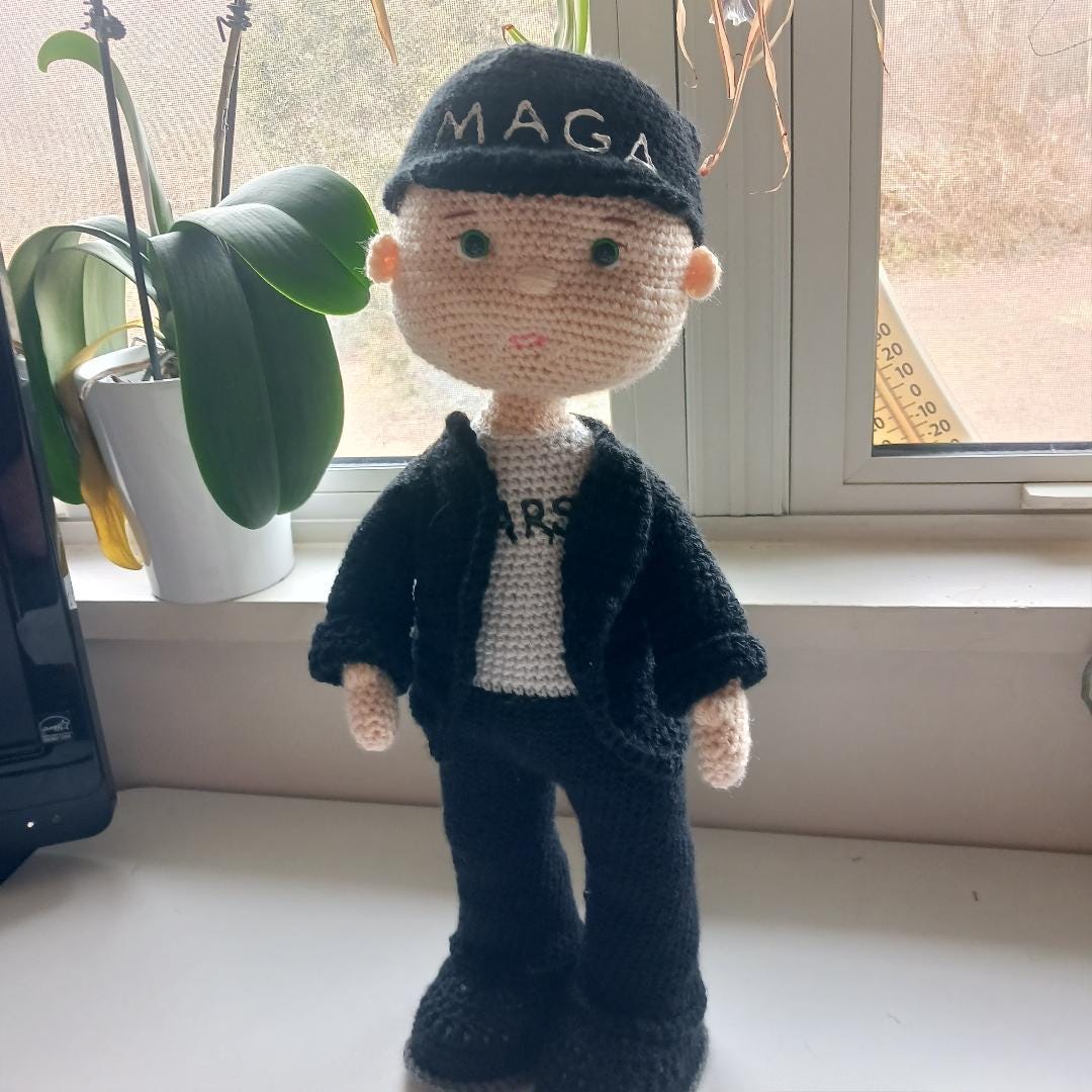 Elon Musk Inspired Crochet Doll Pattern - Etsy