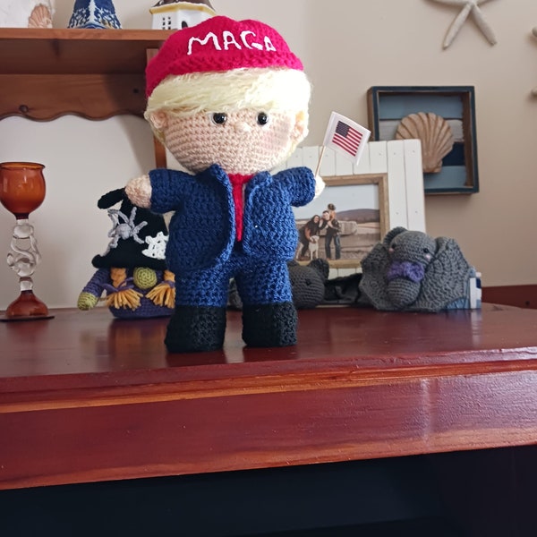 Crochet Trump Doll - Etsy