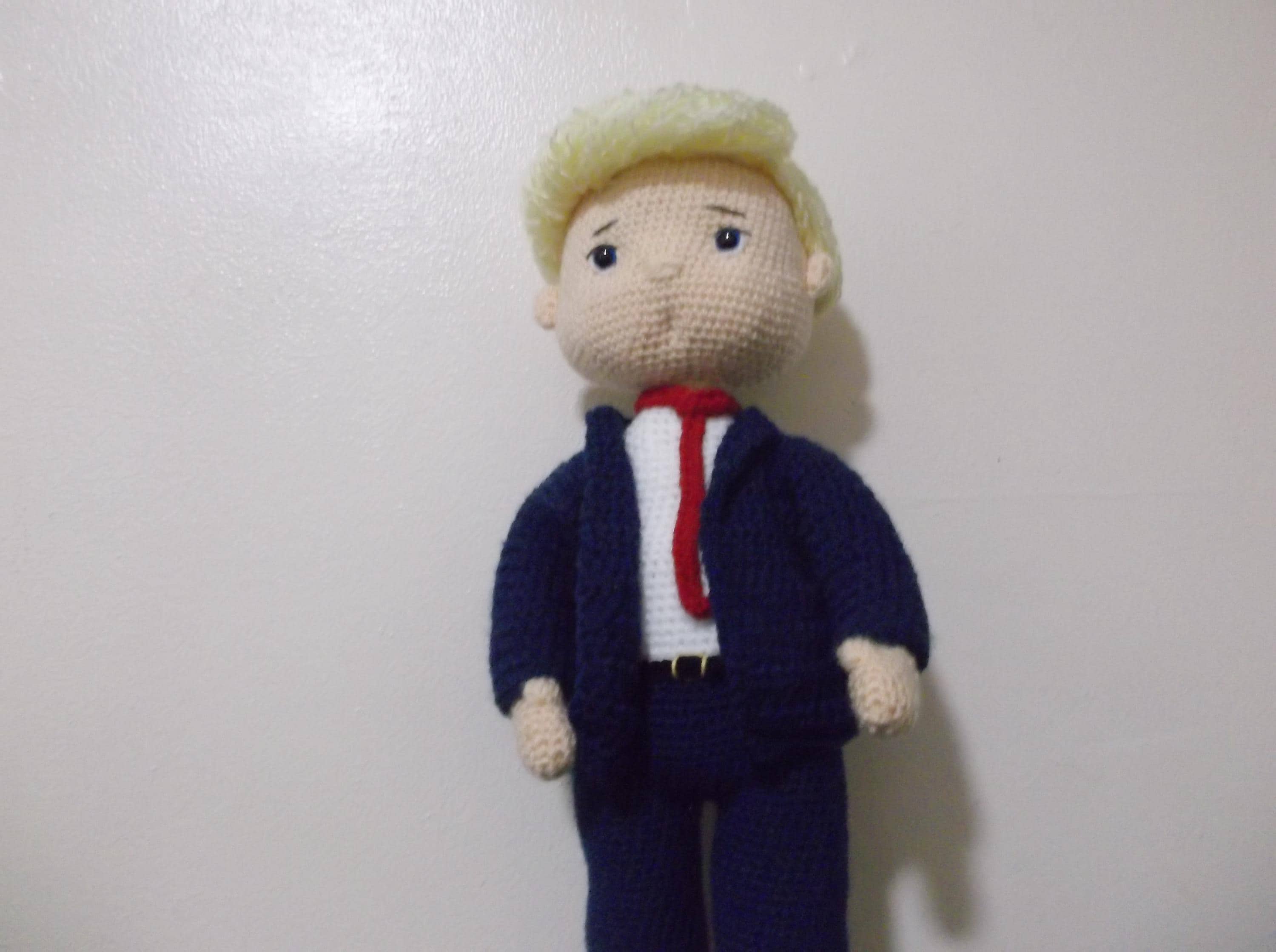 Donald Trump Inspired Crochet Doll Pattern - Etsy