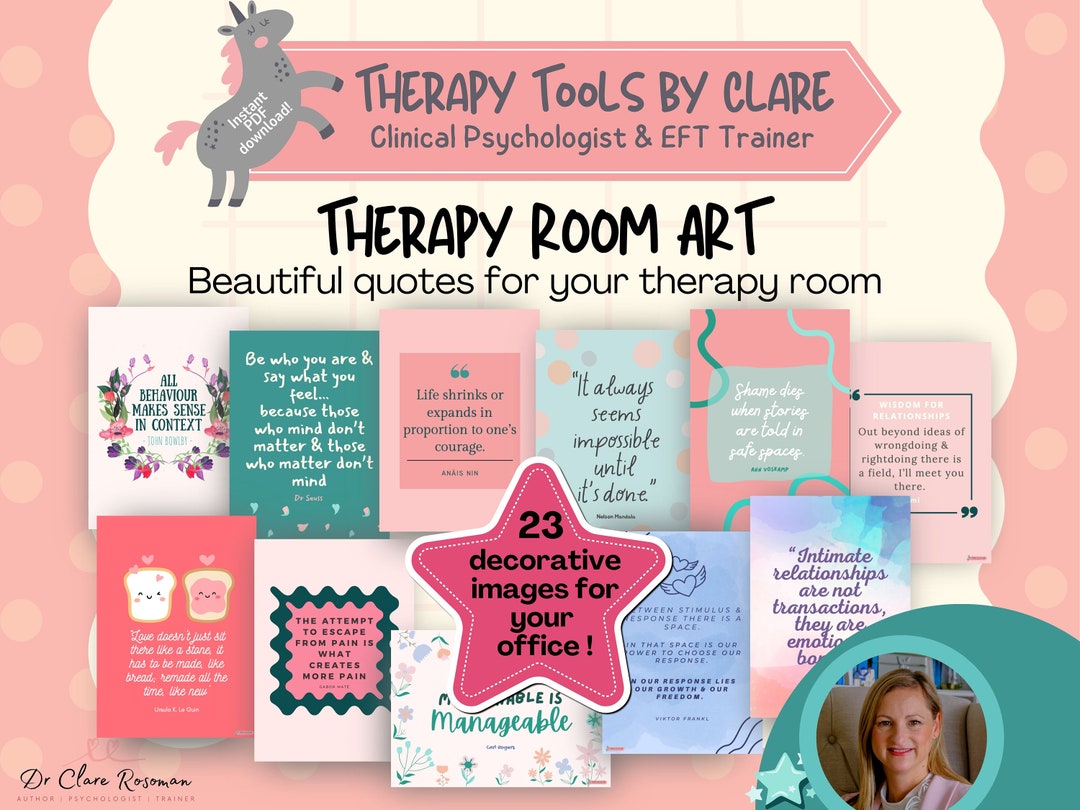 Therapy Room Art - Print and Hang to Inspire and Delight - Etsy