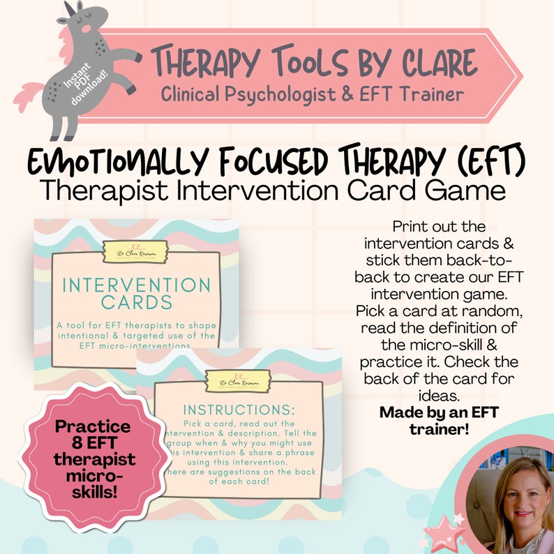 EFT Therapist Intervention Cards - Learn EFT Micro-skills - Etsy