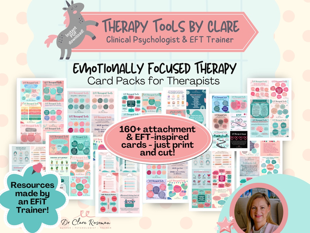 EFT Card Packs - Therapist Tools, Attachment & Relationship Enhancement ...