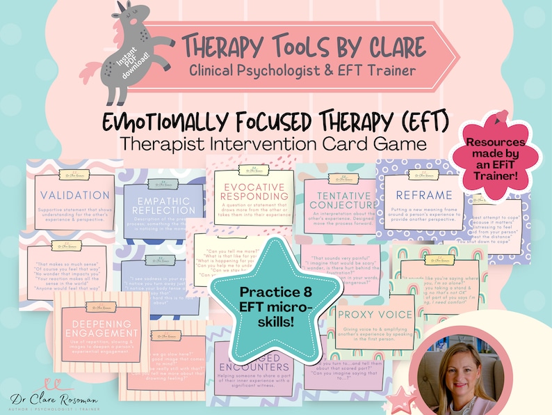 EFT Therapist Intervention Cards - Learn EFT Micro-skills - Etsy