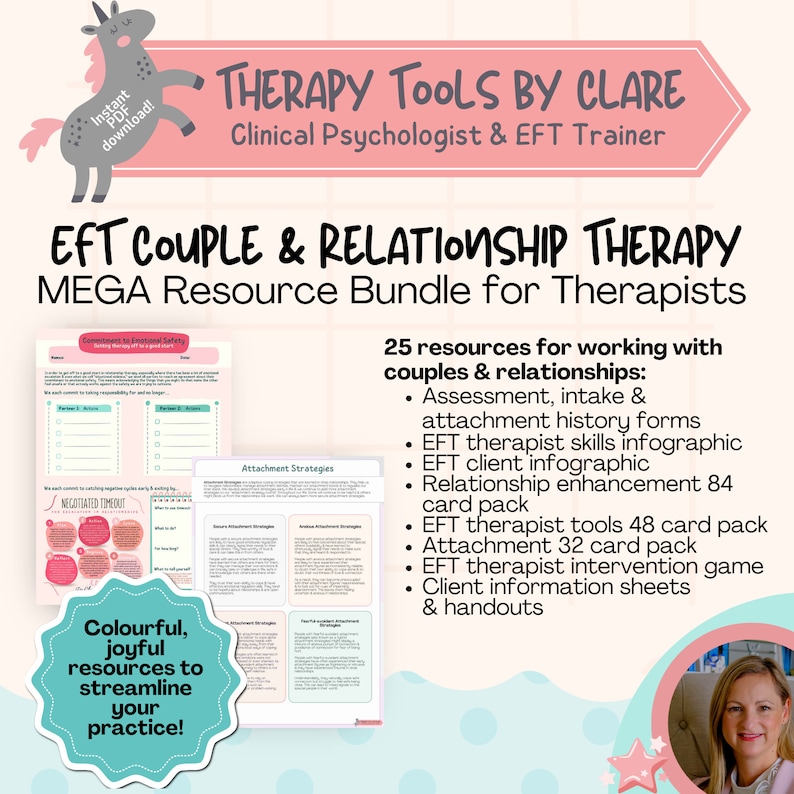 EFT Couples & Relationship Therapy Resource Bundle - Etsy