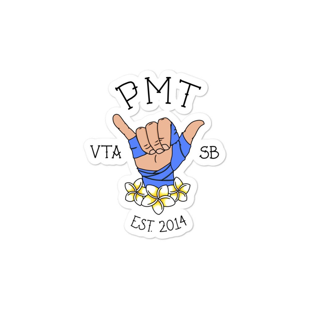 PMT Blue Shaka VTA X SB Sticker - Etsy
