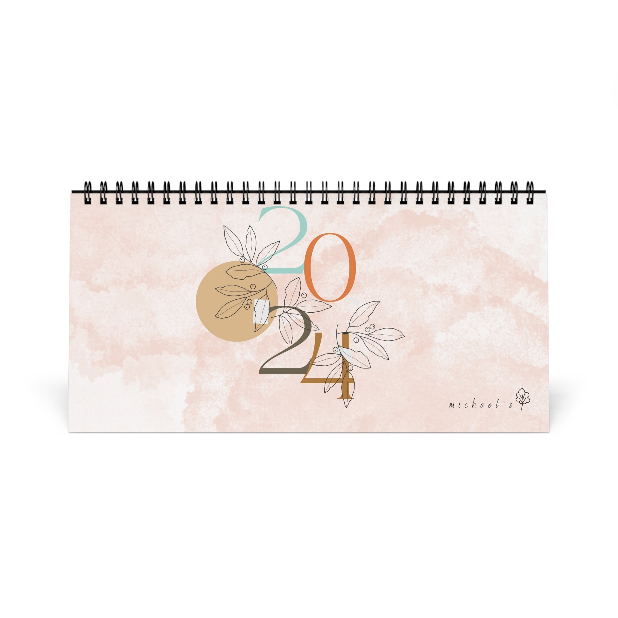 Personalized 2024 Calendar,Custom Desk Planner,12 Month Calendar ...