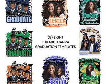 Graduation Editable Canva Template Digital Design Crafter Small ...