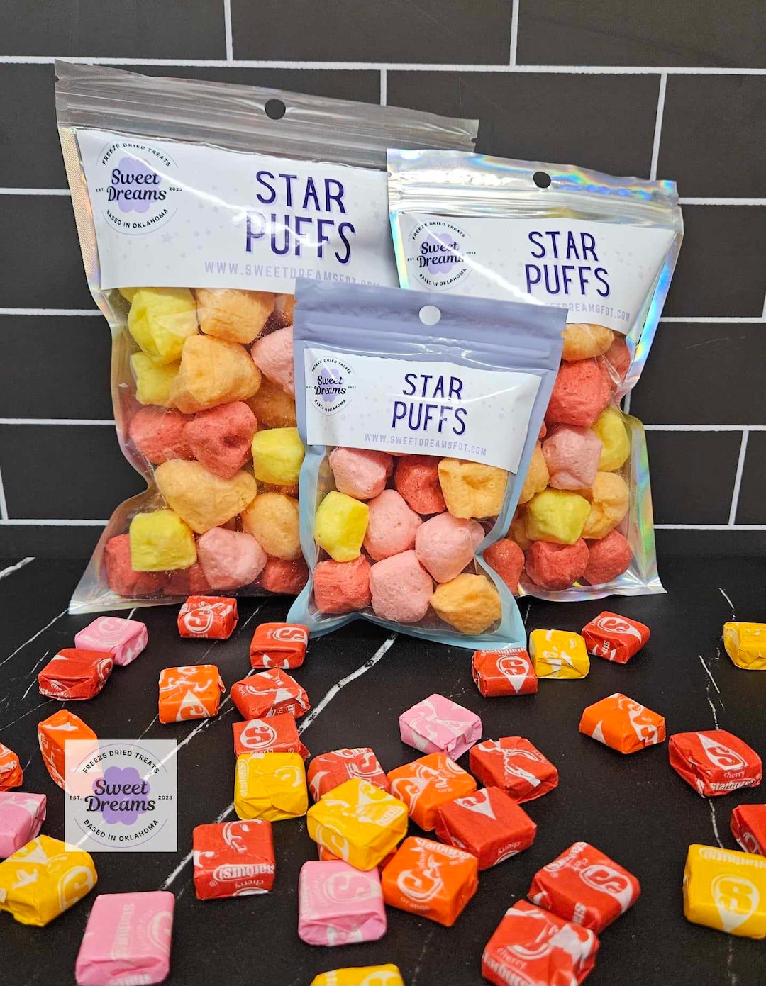 Star Puffs Freeze Dried Candy Light Crisp Airy Crunchy Flavorful ...