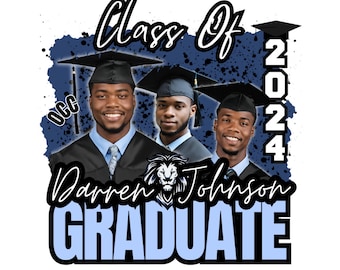 Graduation Magazine Cover Editable Canva Template Digital Design ...