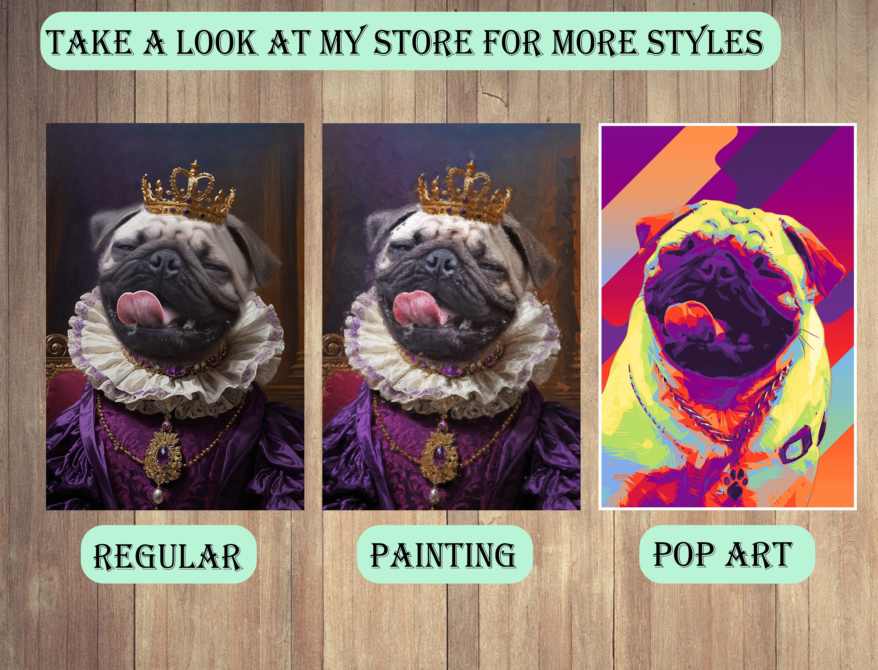 Custom Pop Art Pet Portrait, Digital File Pet Portrait, Modern Cat ...