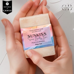 Editable Soap Label, Soap Labels Template, Modern Soap Label, Diy Soap ...