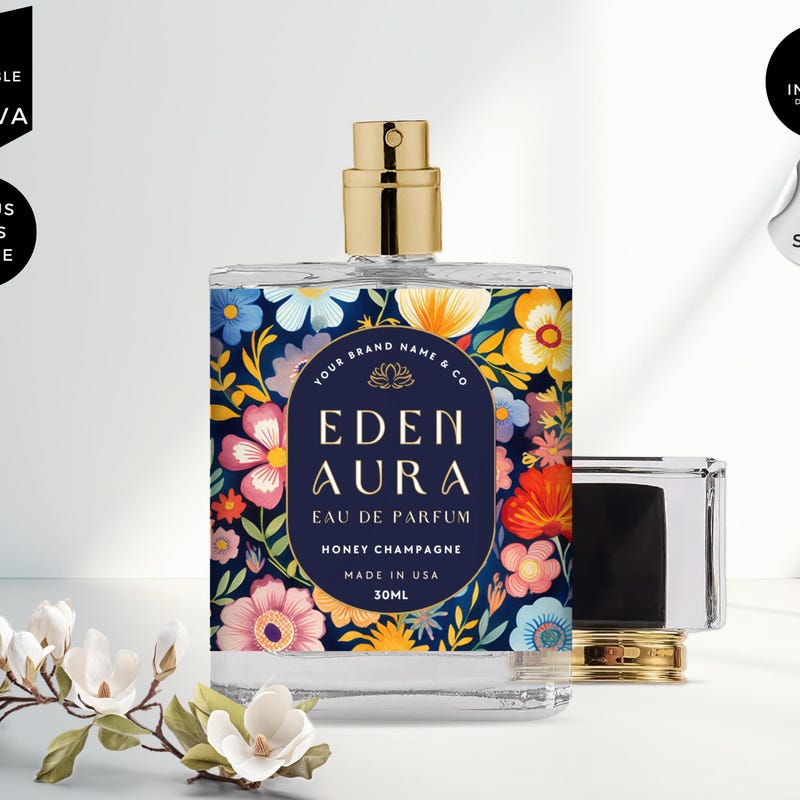 Perfume Bottle Print Label - Etsy UK