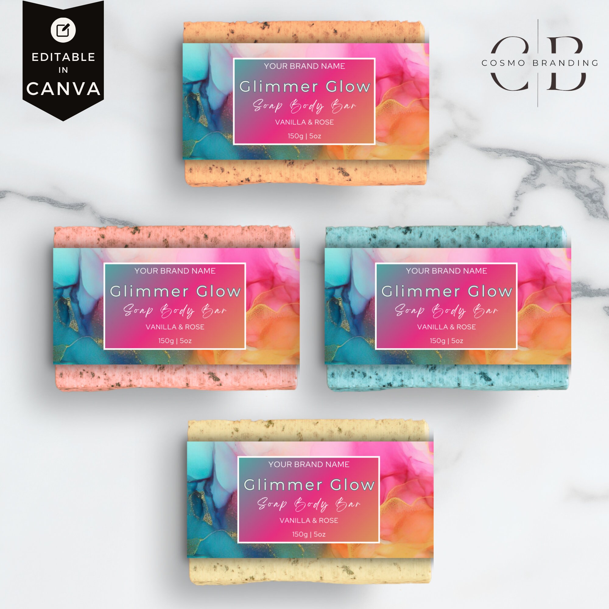 Editable Soap Label, Soap Labels Template, Modern Soap Label, Diy Soap ...