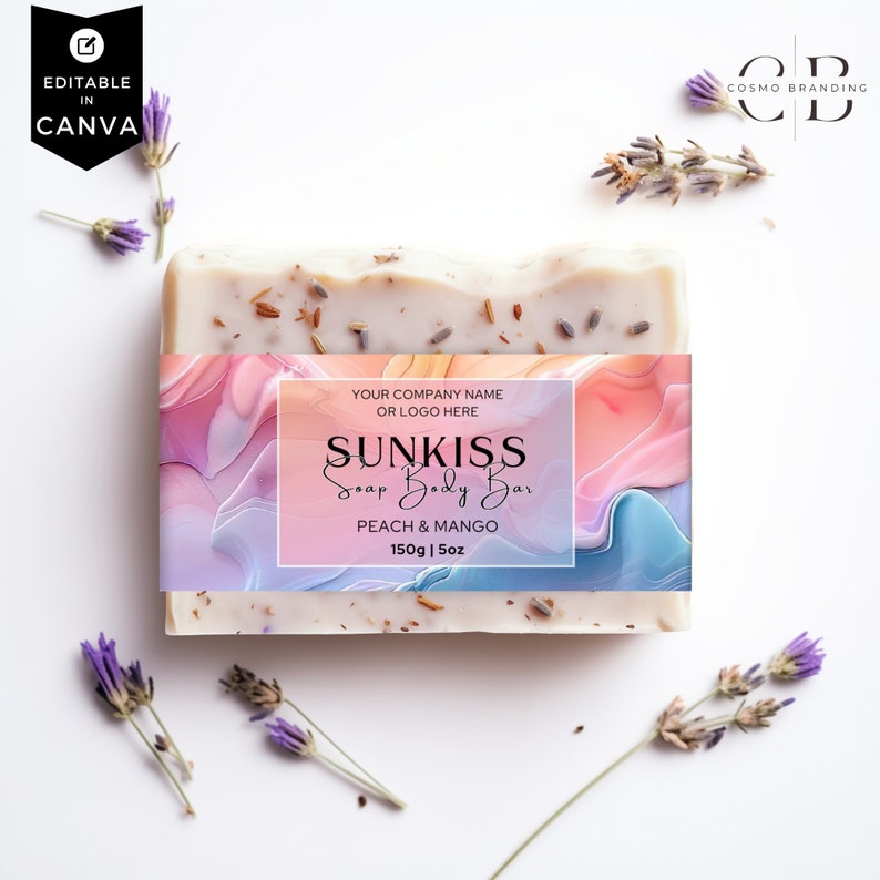 Editable Soap Label, Soap Labels Template, Modern Soap Label, Diy Soap ...