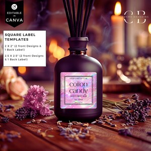 Editable Reed Diffuser Template, DIY Canva Product Labels, Room ...
