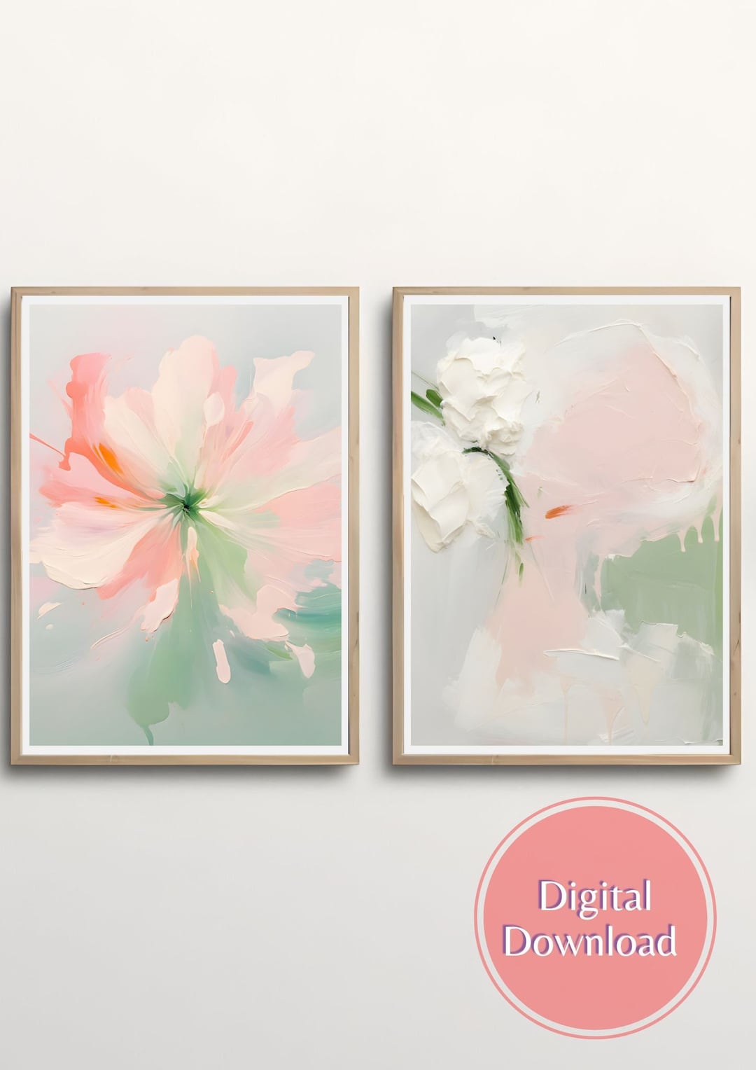 Digital Art Set Printable Wall Art Abstract Art Wall Art - Etsy