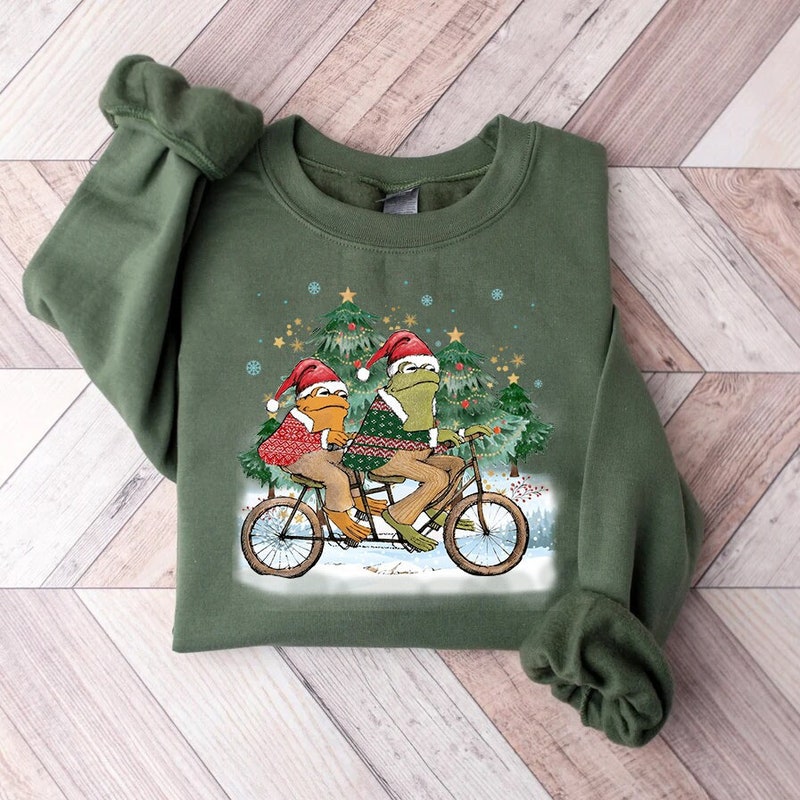 Frogs Christmas Sweater - Etsy