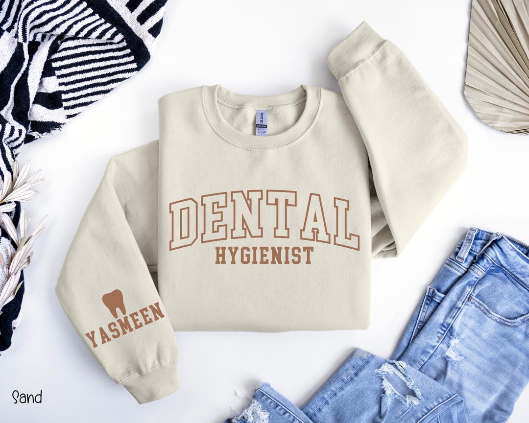Custom Dental Hygienist Sweatshirt, RDH Gift, Dental Hygiene Sweater ...