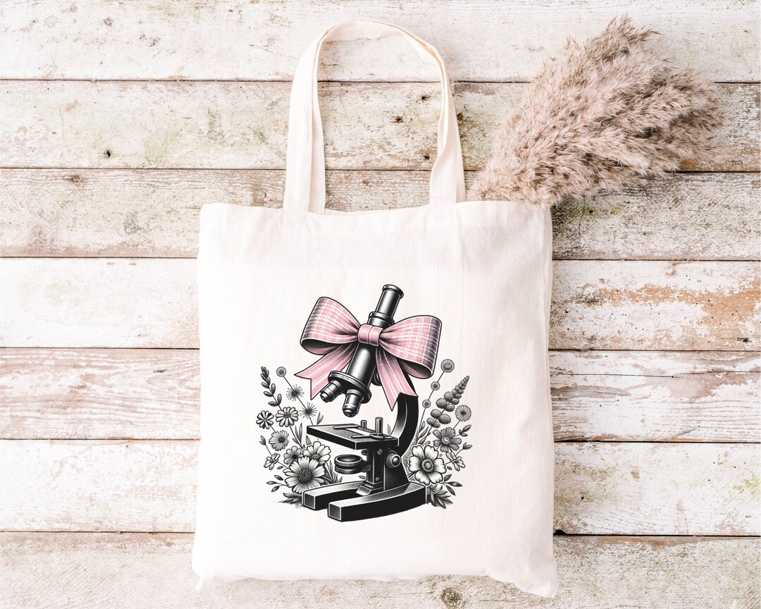 Microbiology Teacher Tote Bag,laboratory Science Teacher Appreciation ...