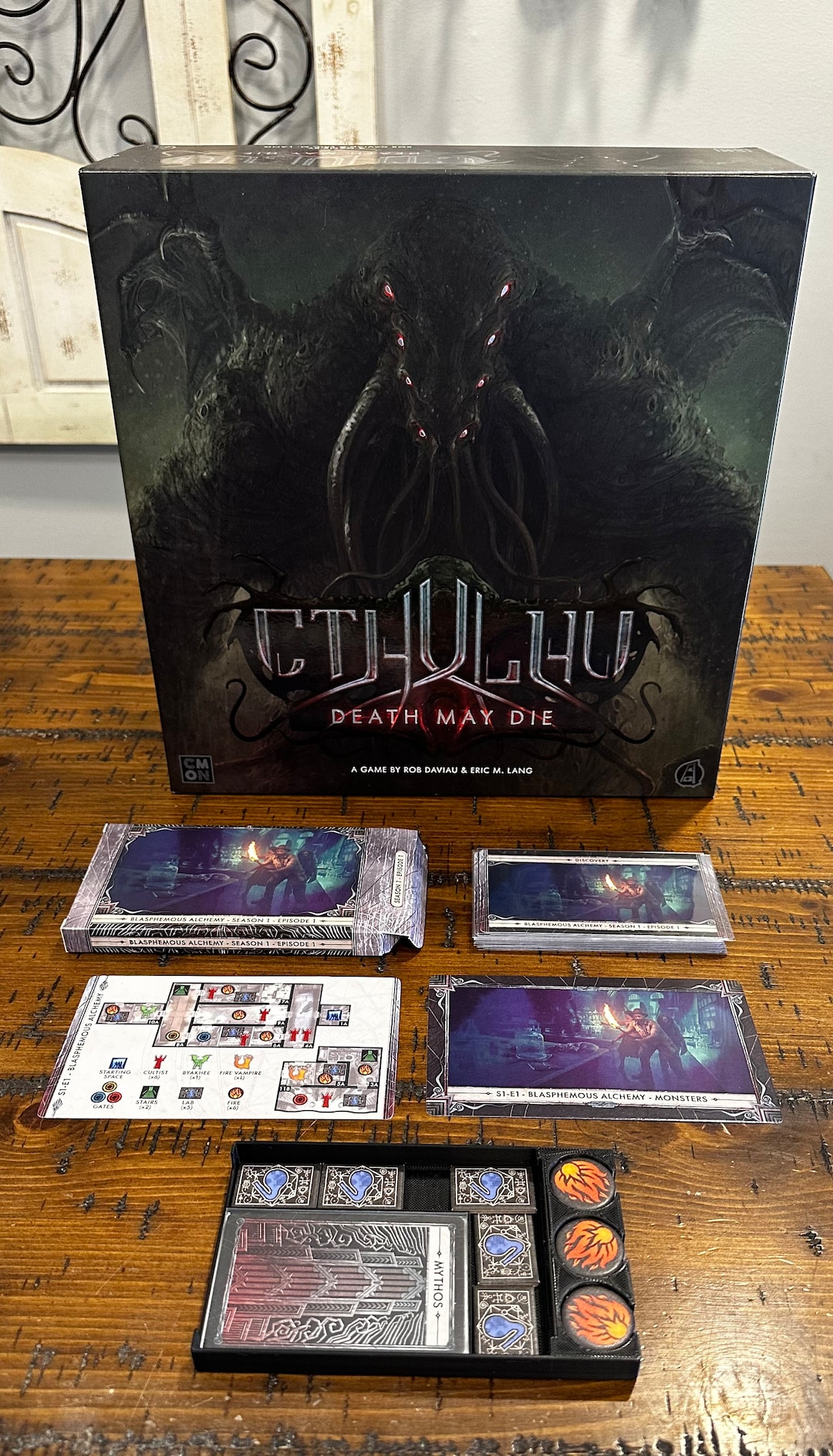 Cthulhu: Death May Die Custom Episode Insert Trays and Organizers for ...