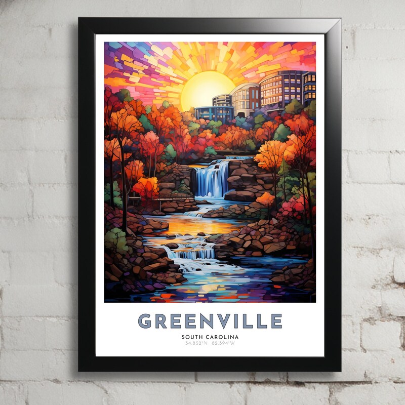 Greenville Sc Art - Etsy
