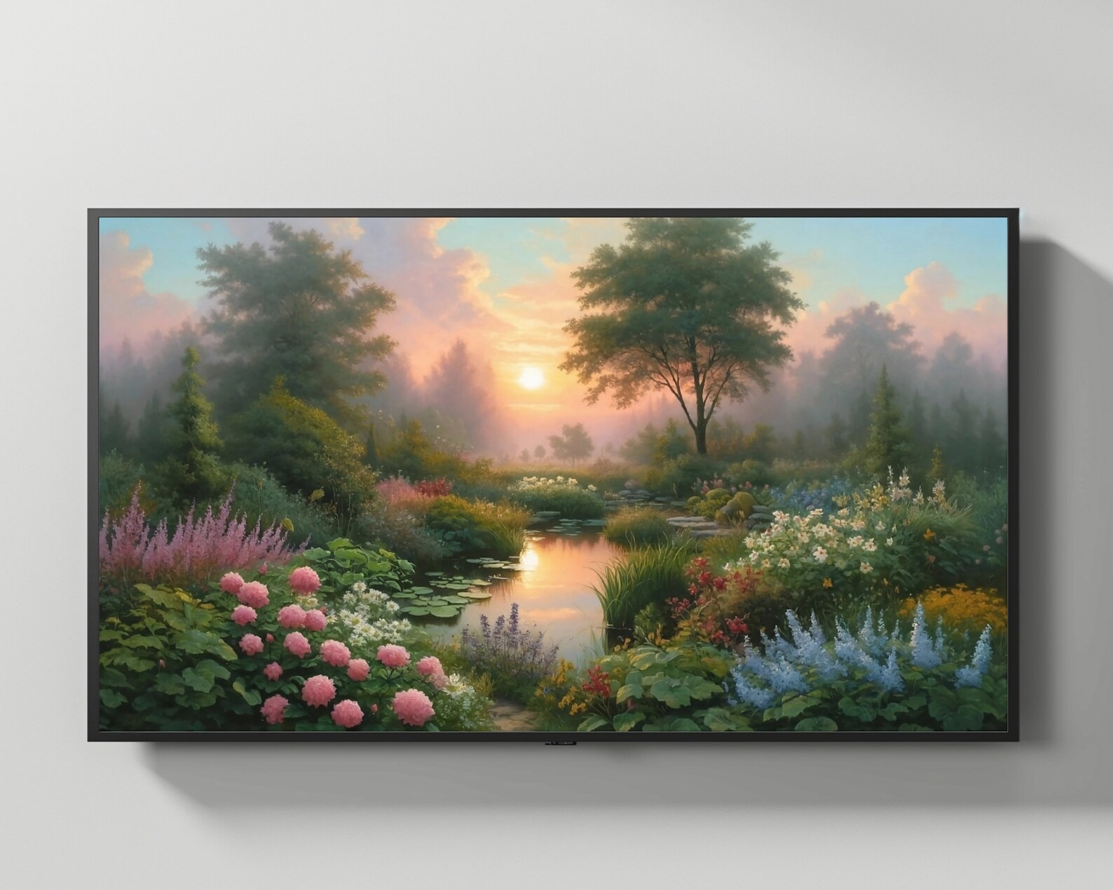Georgia Frame TV Art of Pond Art for Travel Lovers of Nature Georgia ...