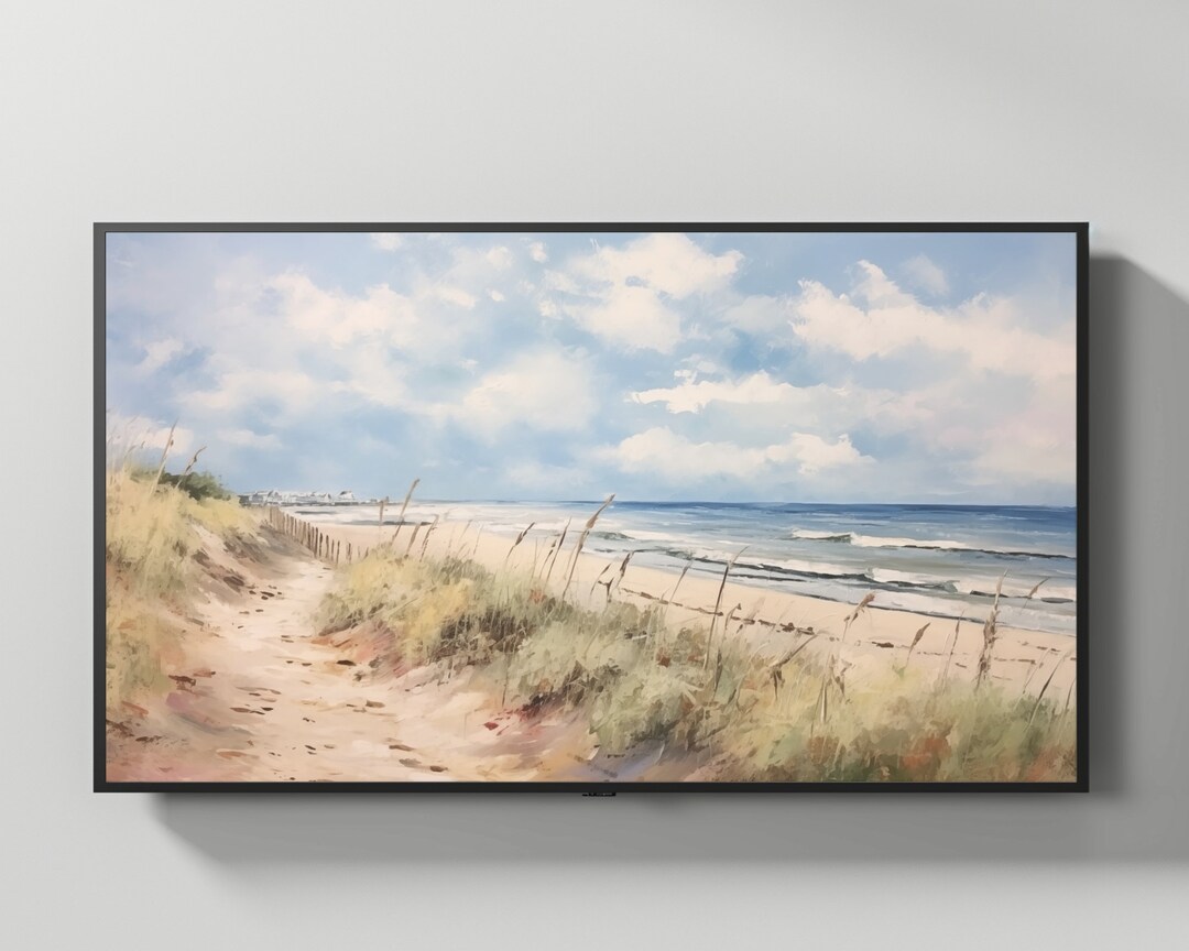 Cape Cod Frame TV Art of Beach Art for Travel Lovers of Summer Mood ...