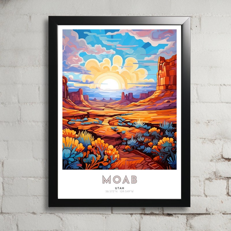 Moab Poster - Etsy