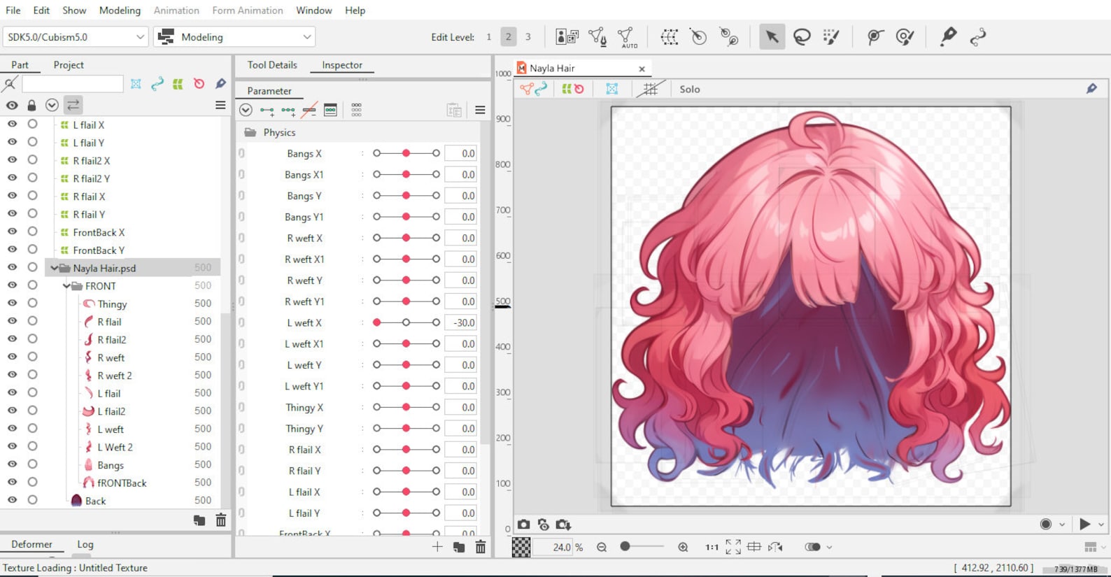 Rigged Vtuber Hair Asset: Live2d, Moc3 Files (PSD, PNG Included). - Etsy