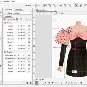 Vtuber Asset - Rigged Vtuber Outfit| Live2d Rig| Clothing Asset| Vtuber ...