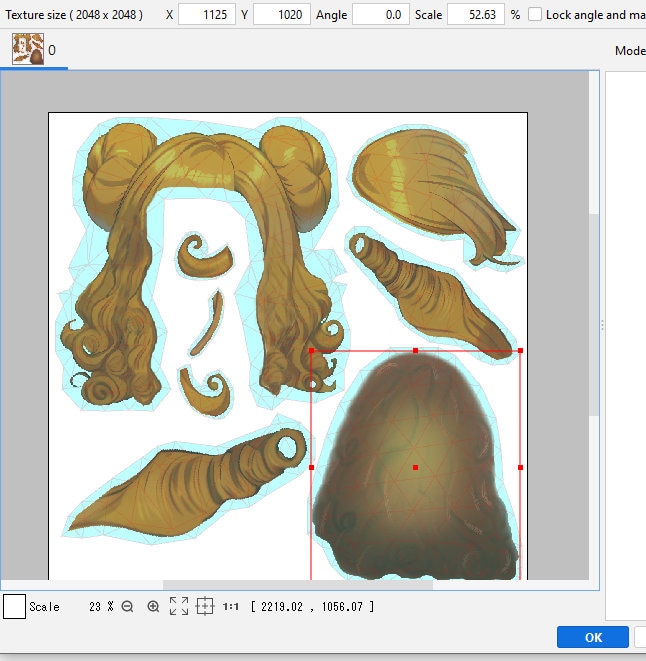 Vtuber Rigged Asset Vtuber Hair Orange Buns Live2d Asset Transparent ...