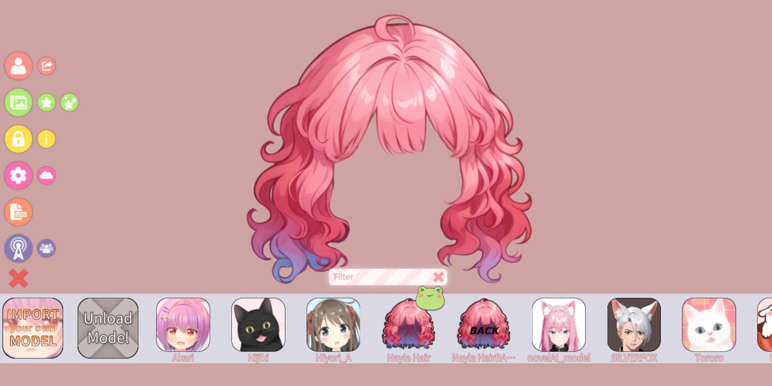 Rigged Vtuber Hair Asset: Live2d, Moc3 Files (PSD, PNG Included). - Etsy