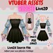 Vtuber Asset Rigged Vtuber Outfit Live2d Rig Clothing Asset Vtuber Clothing Vtuber Dress ...