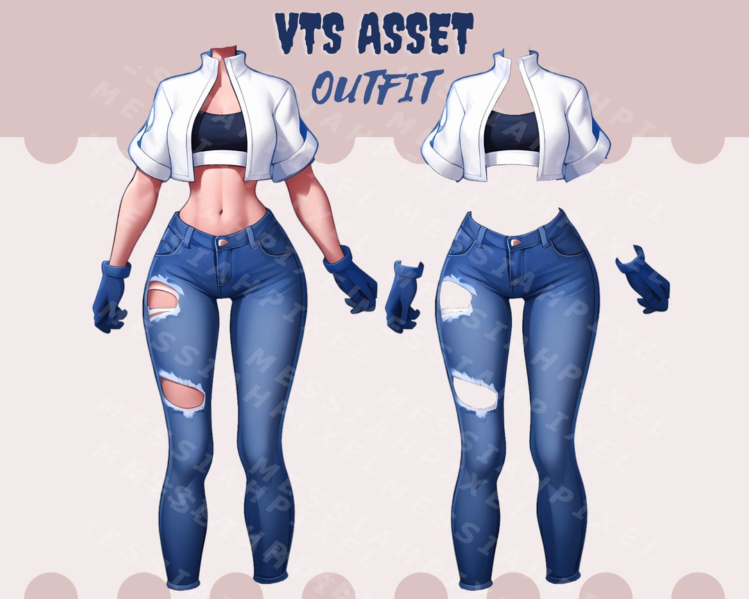 Vtuber Asset - Vtuber Outfit| Clothing Asset| Vtuber Clothing | Transparent Background PNG File ...