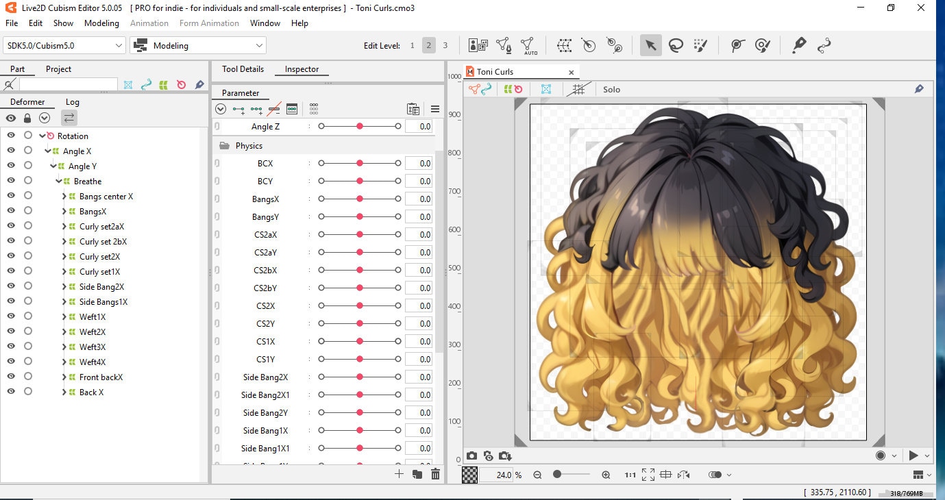 Kawaii Vtuber Asset Rigged Vtuber Hair Live2d Asset Transparent ...