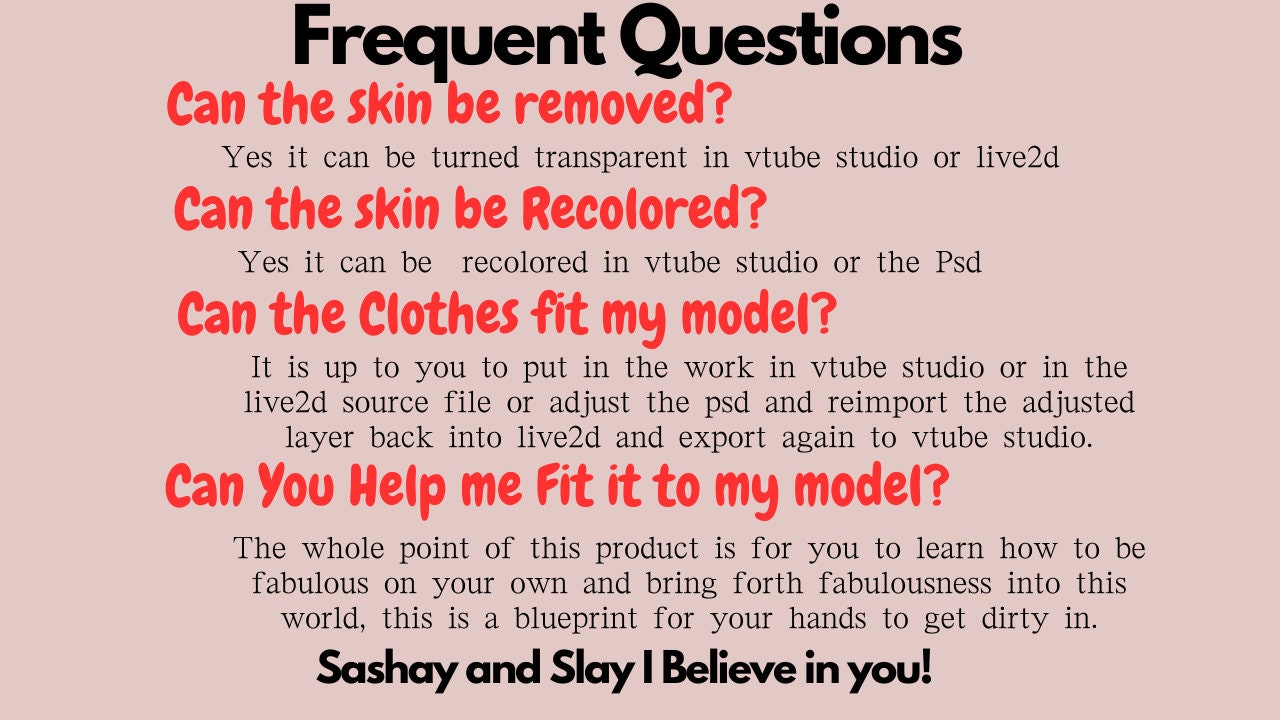 Vtuber Asset Rigged Vtuber Outfit Live2d Rig Clothing Asset Kawaii ...