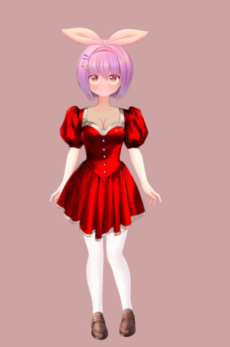 Vtuber Asset Rigged Vtuber Outfit Live2d Rig Clothing Asset Kawaii ...