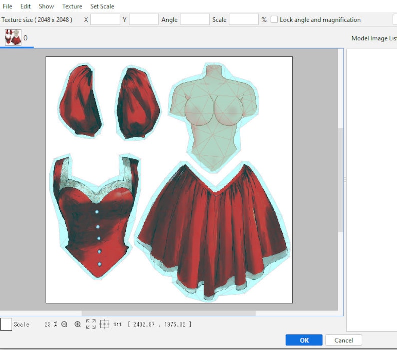 Vtuber Asset Rigged Vtuber Outfit Live2d Rig Clothing Asset Kawaii ...